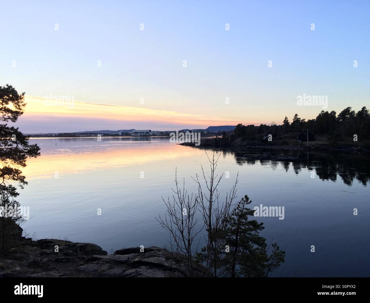 Oslo in the sunset hi-res stock photography and images - Alamy