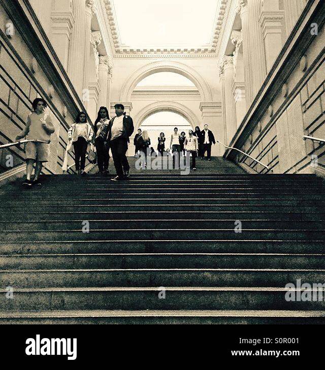 Met stairs hi-res stock photography and images - Alamy