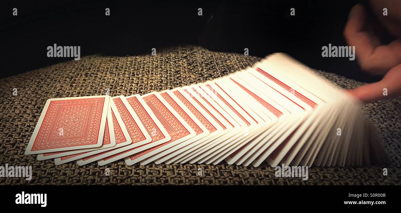 Cards - mobile action shot Stock Photo - Alamy