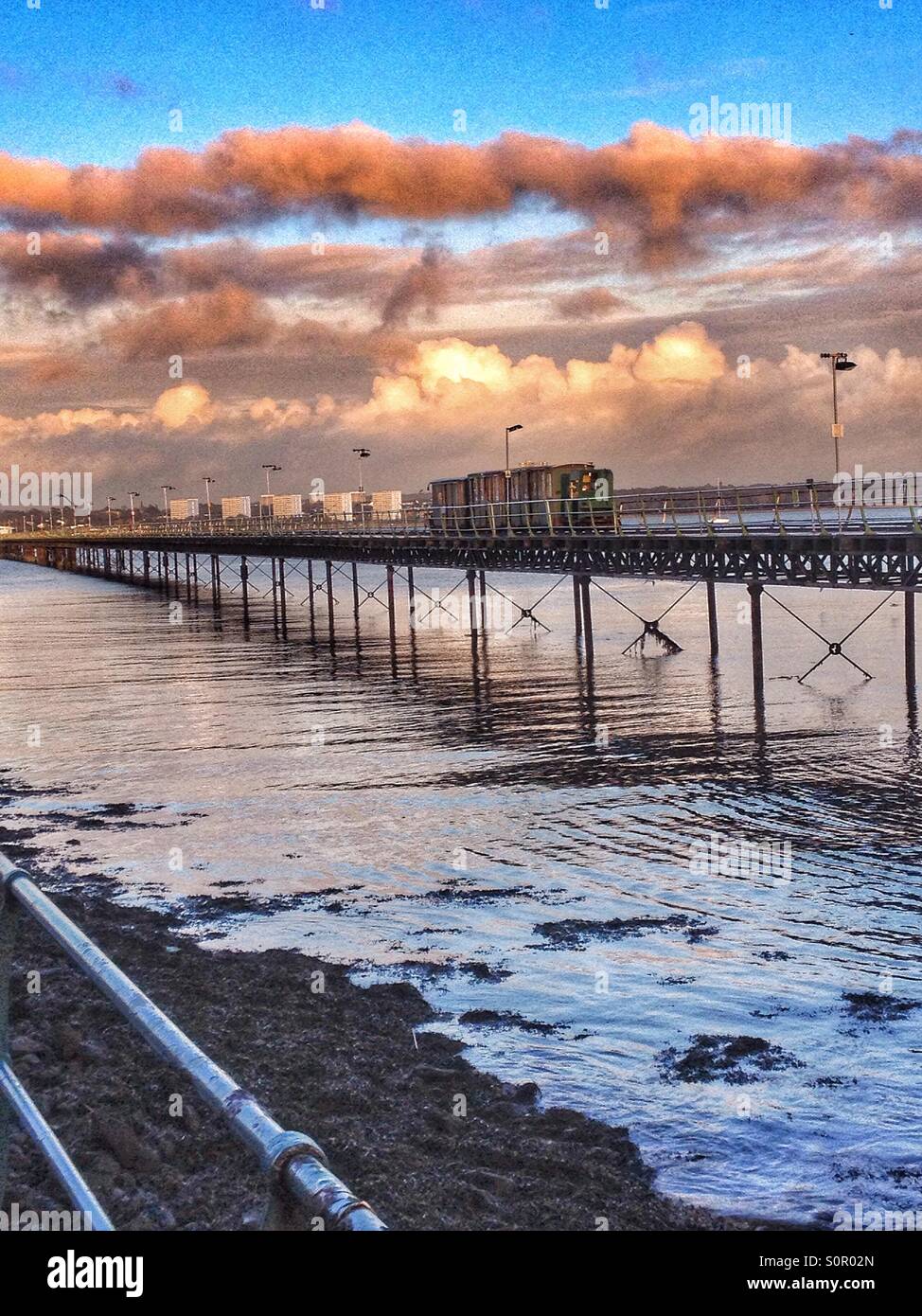 Hythe pier railway Stock Photo - Alamy