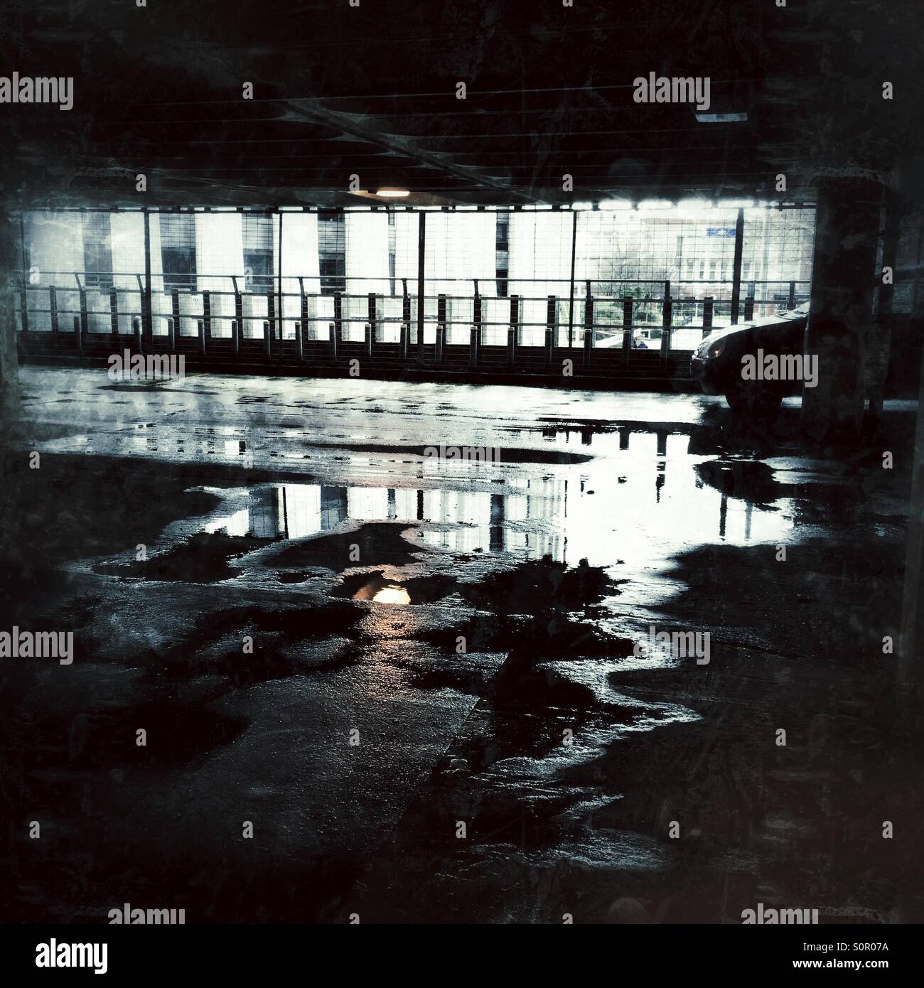 Car park crime scene hi-res stock photography and images - Alamy