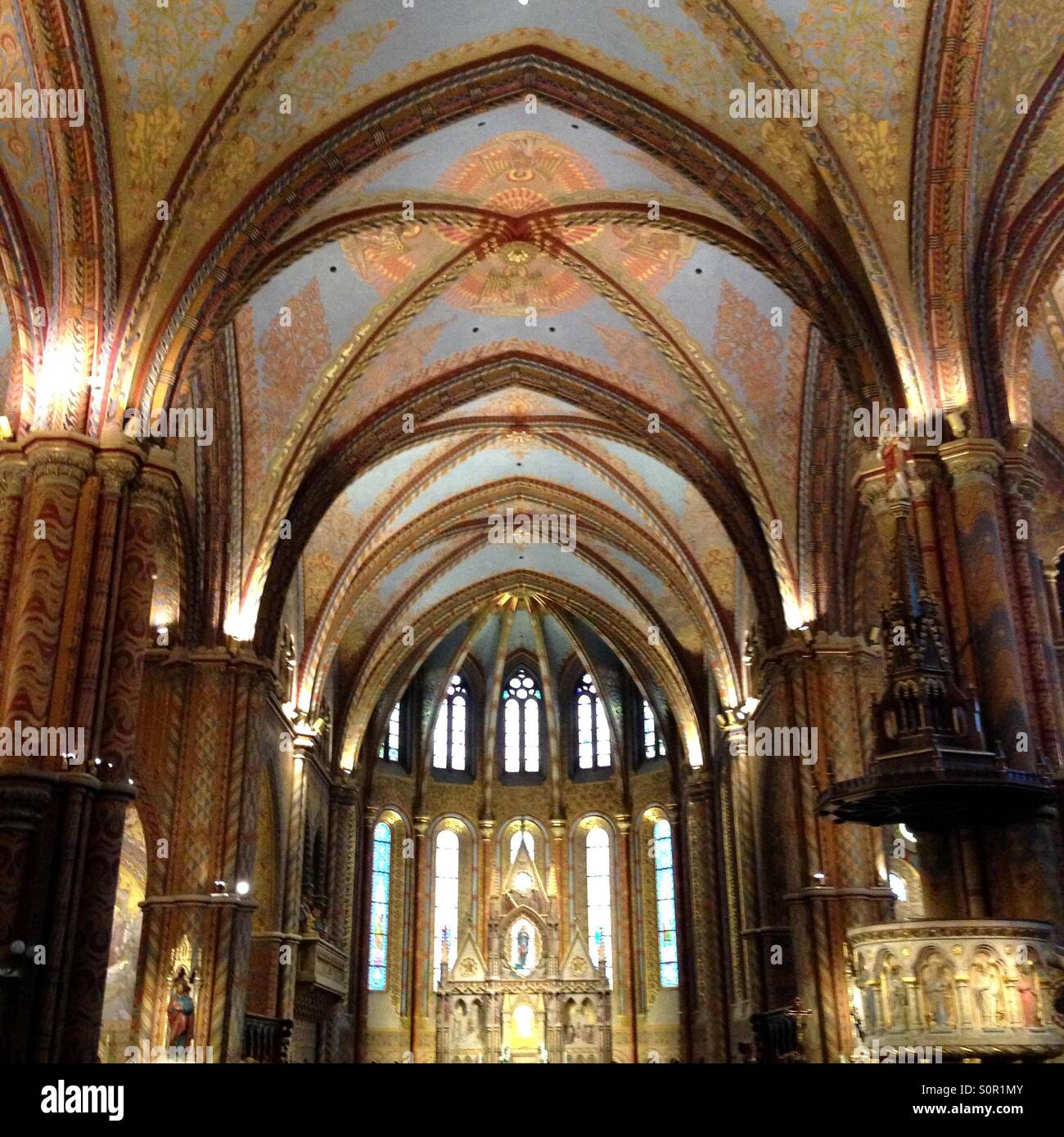 Inside a cathedral hi-res stock photography and images - Alamy