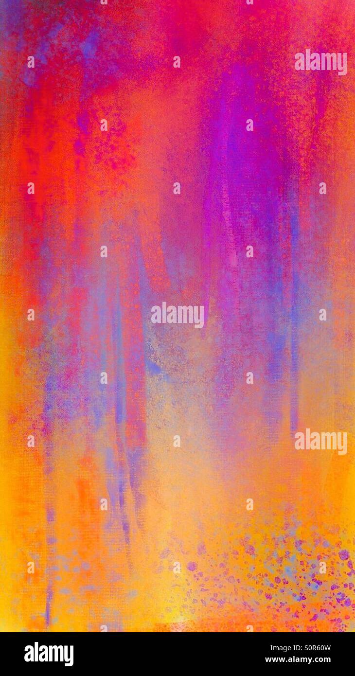 Color rain on canvas Stock Photo - Alamy