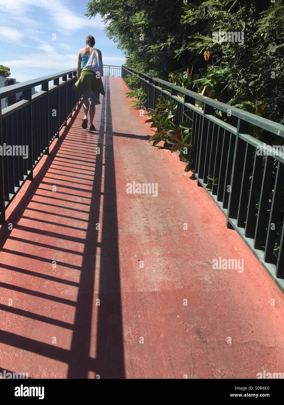 Walking over bridge hi-res stock photography and images - Alamy