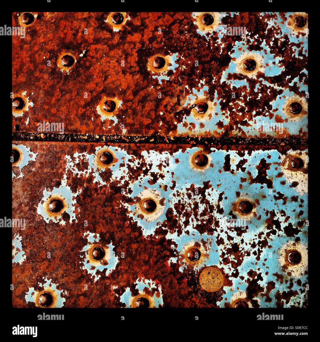 Rusty metal plate Stock Photo - Alamy