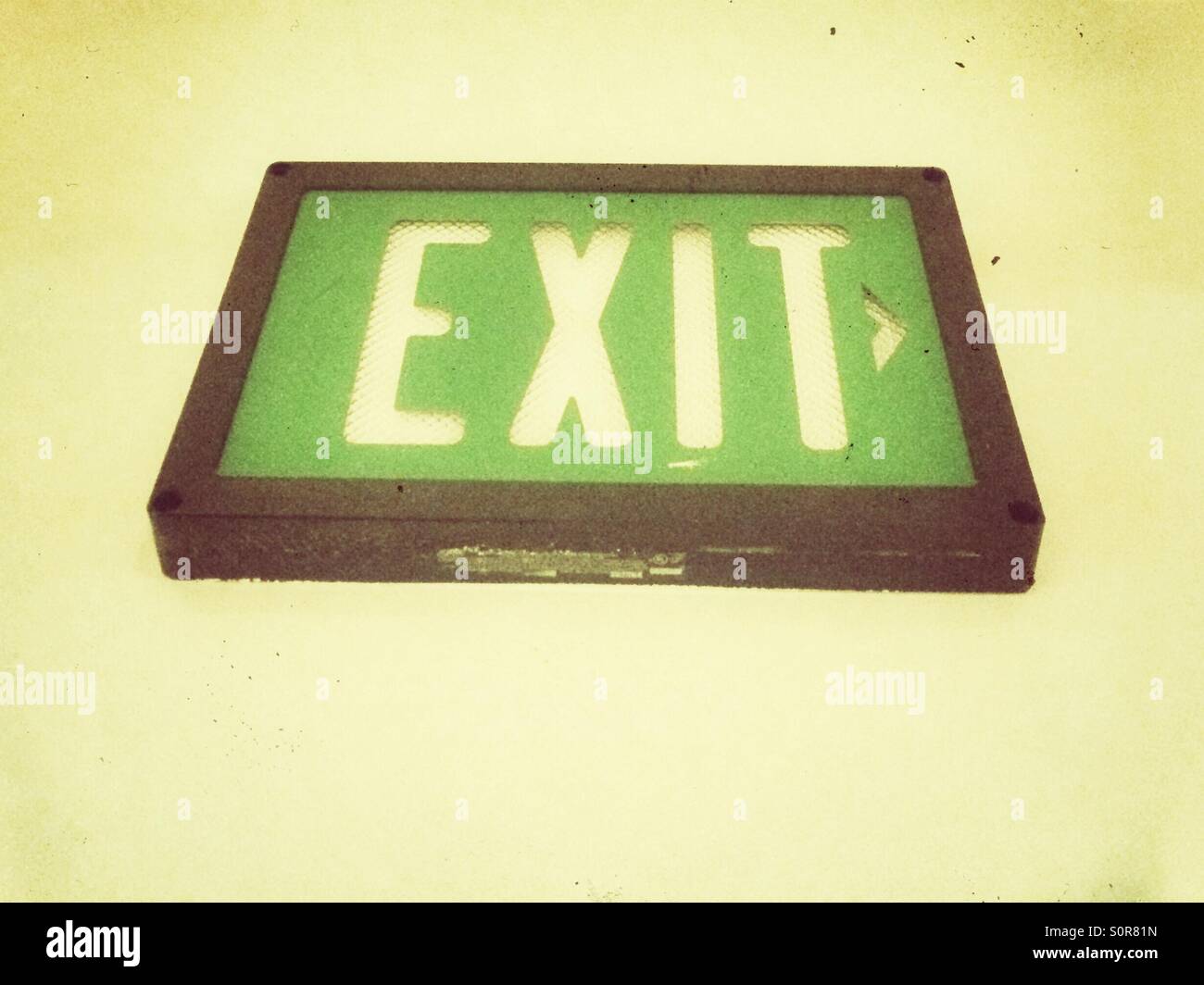 Old exit hi-res stock photography and images - Alamy