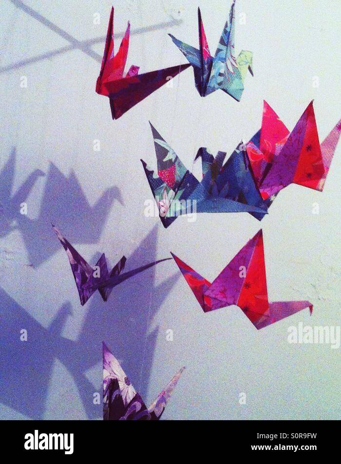 Origami colors hi-res stock photography and images - Alamy