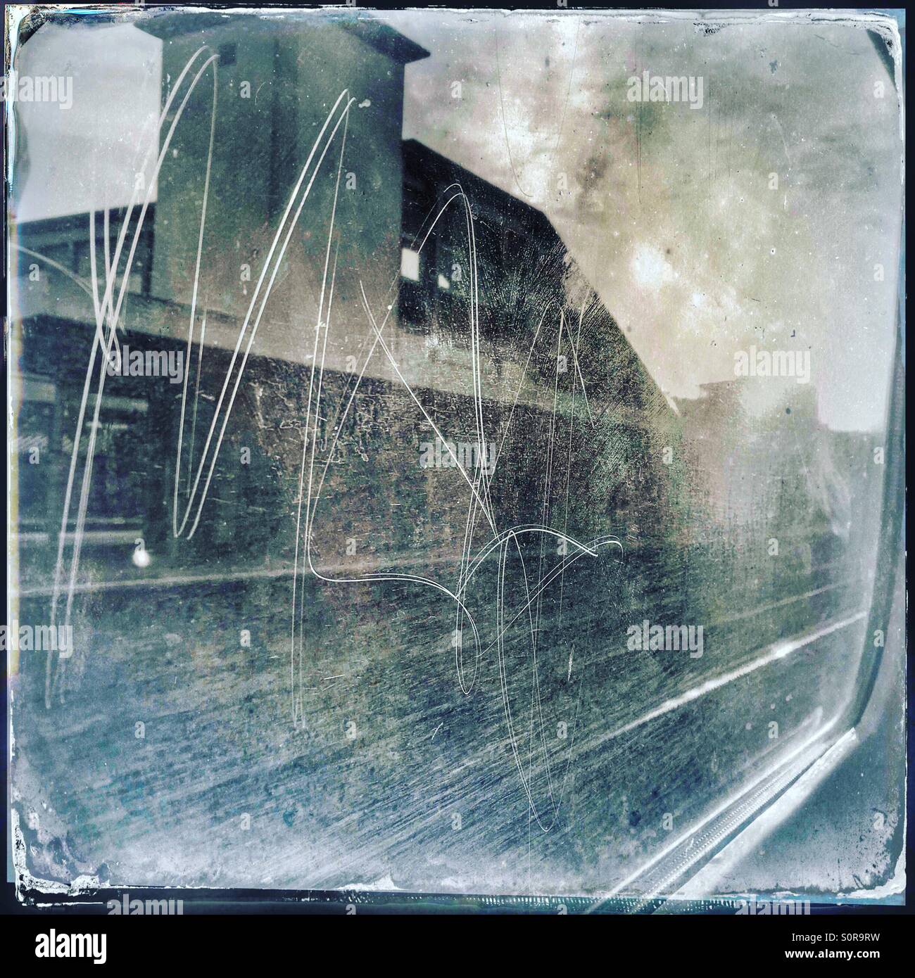 Scratched out writing hi-res stock photography and images - Alamy