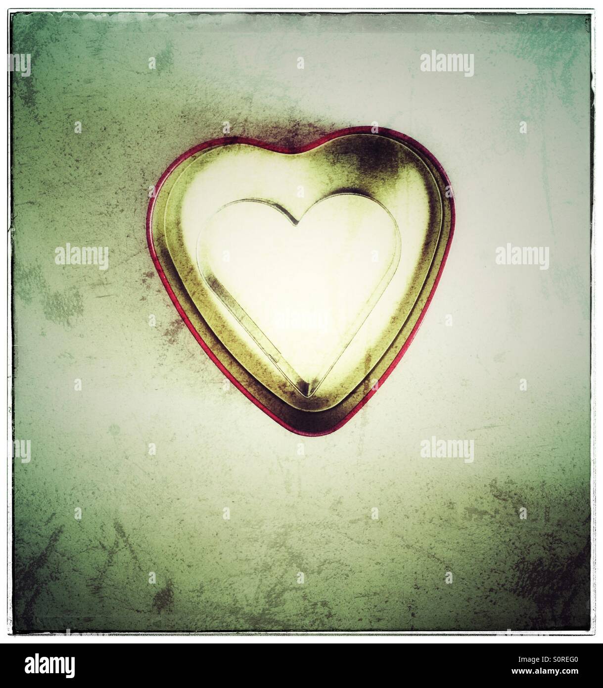 Two heart shapes Stock Photo - Alamy