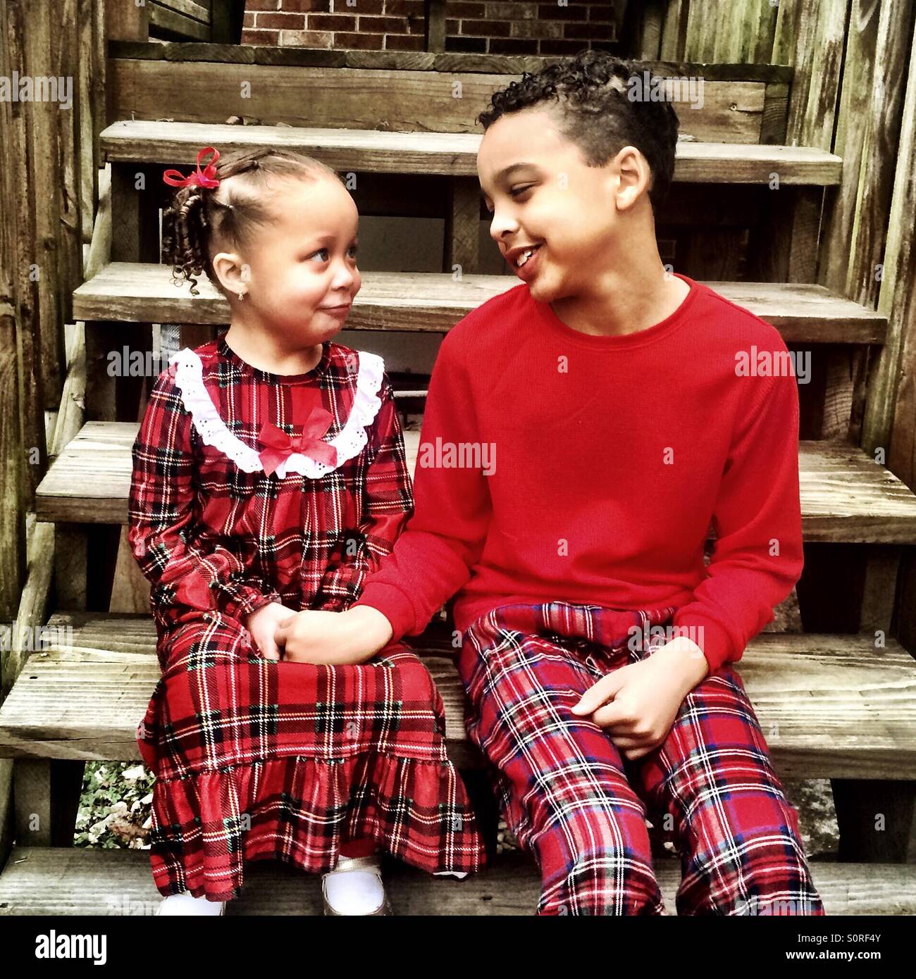 Biracial siblings hi-res stock photography and images - Alamy