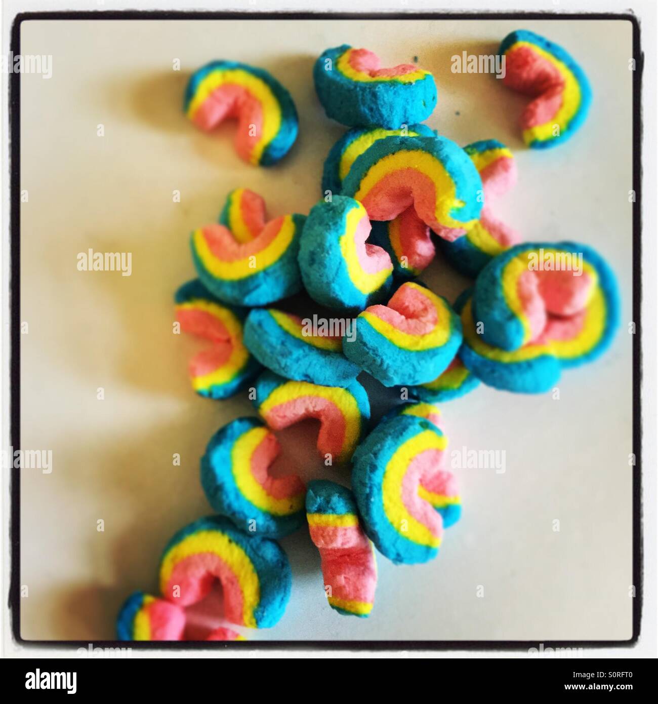 Rainbow marshmallow hi-res stock photography and images - Alamy