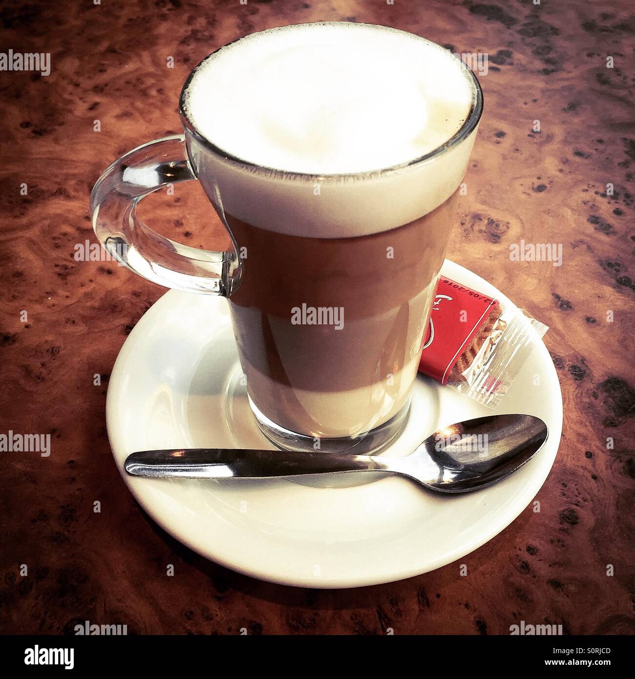 Lovely Latte Layers Stock Photo - Alamy