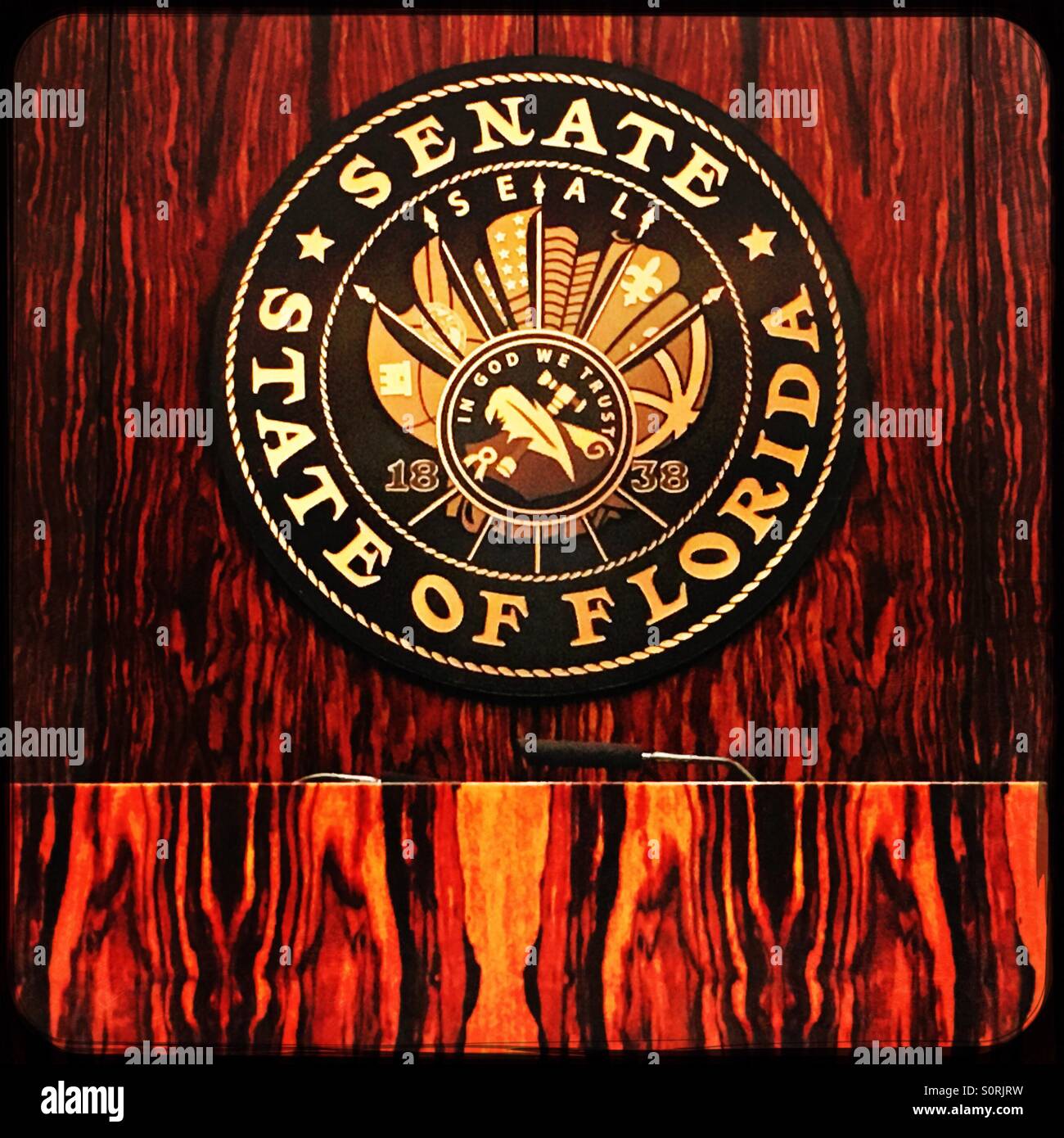 State senate chamber florida hi-res stock photography and images - Alamy