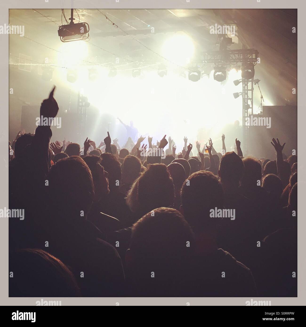 Gig audience ballroom hi-res stock photography and images - Alamy