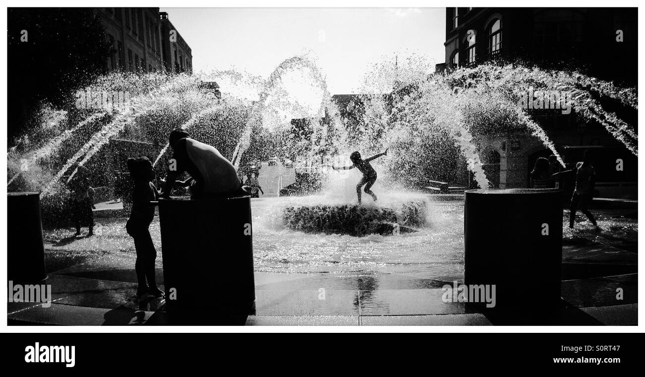 Hot fun in the summertime at Waterfront Park, Charleston, SC Stock ...