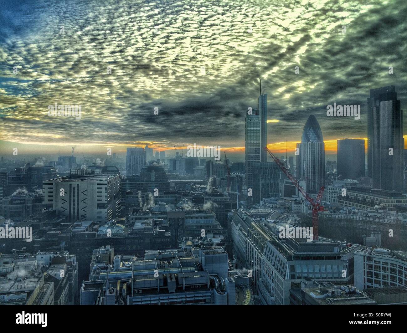 Skyline view of gherkin hi-res stock photography and images - Alamy