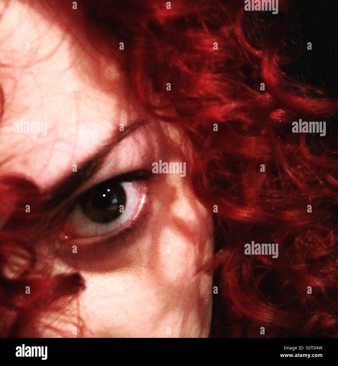 Fiery red hair hi-res stock photography and images - Alamy