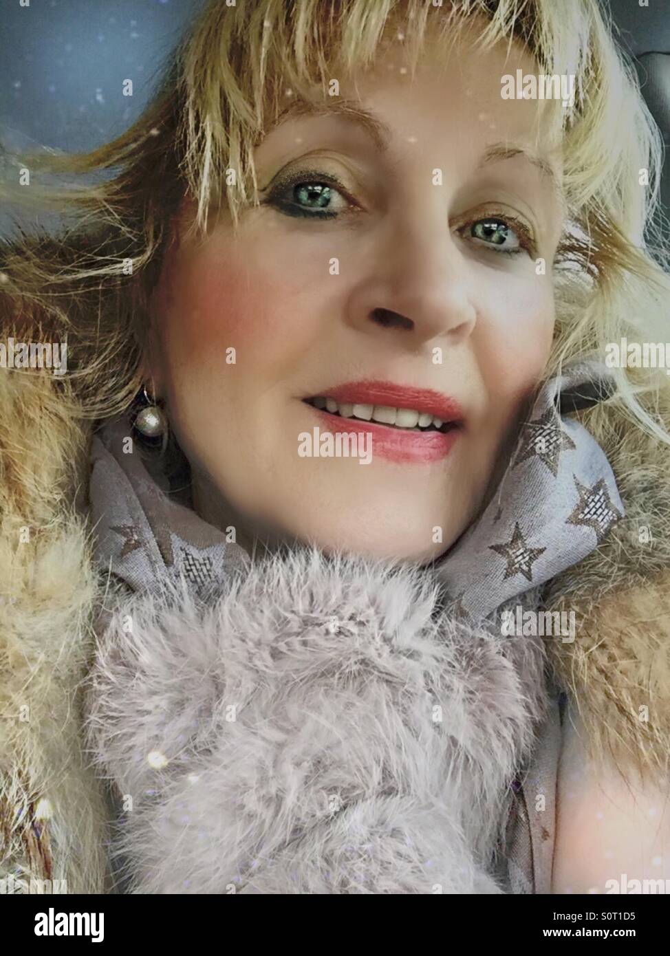 ..frozen people.. smile Stock Photo - Alamy