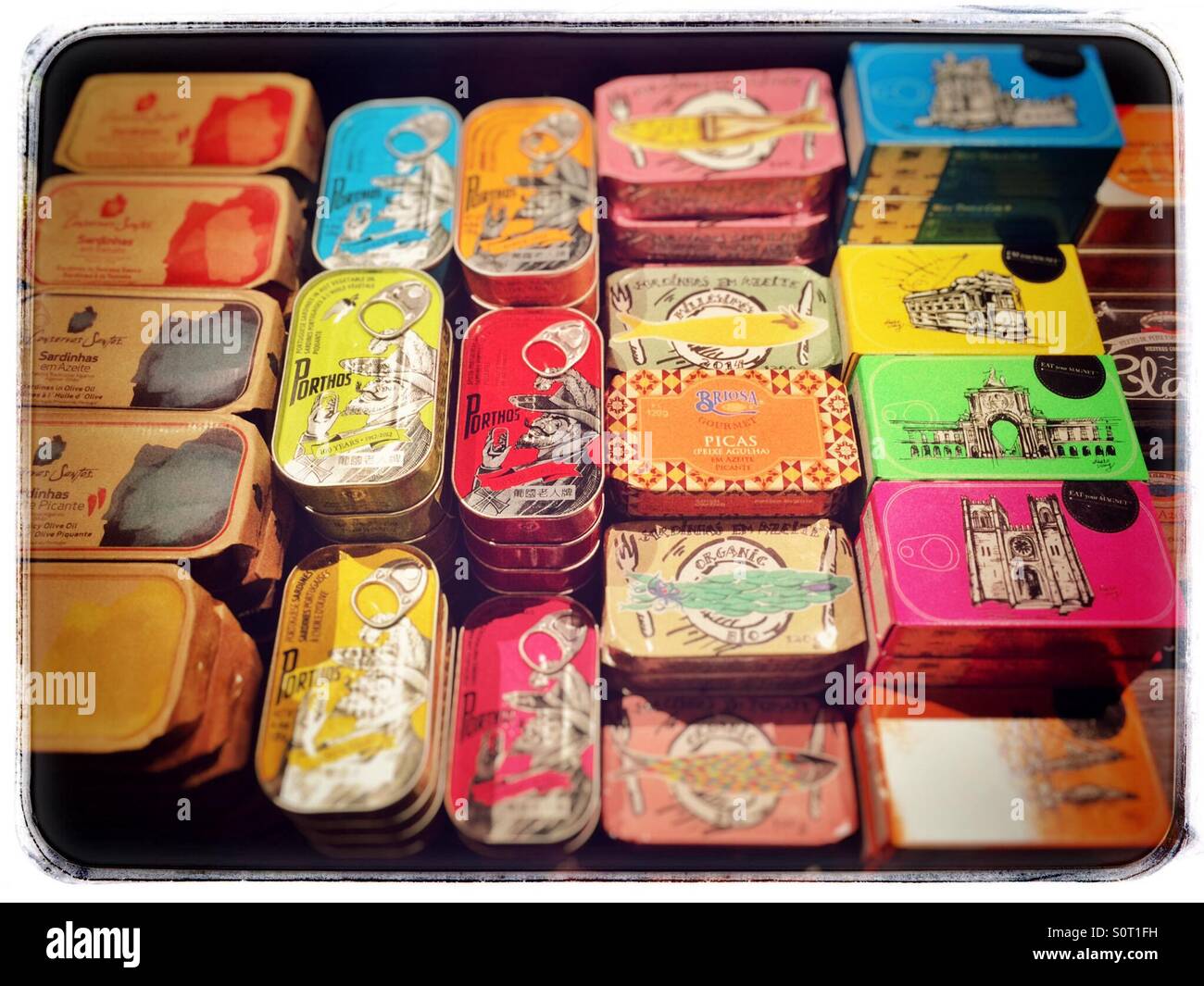 Tins of sardines portugal hi-res stock photography and images - Alamy