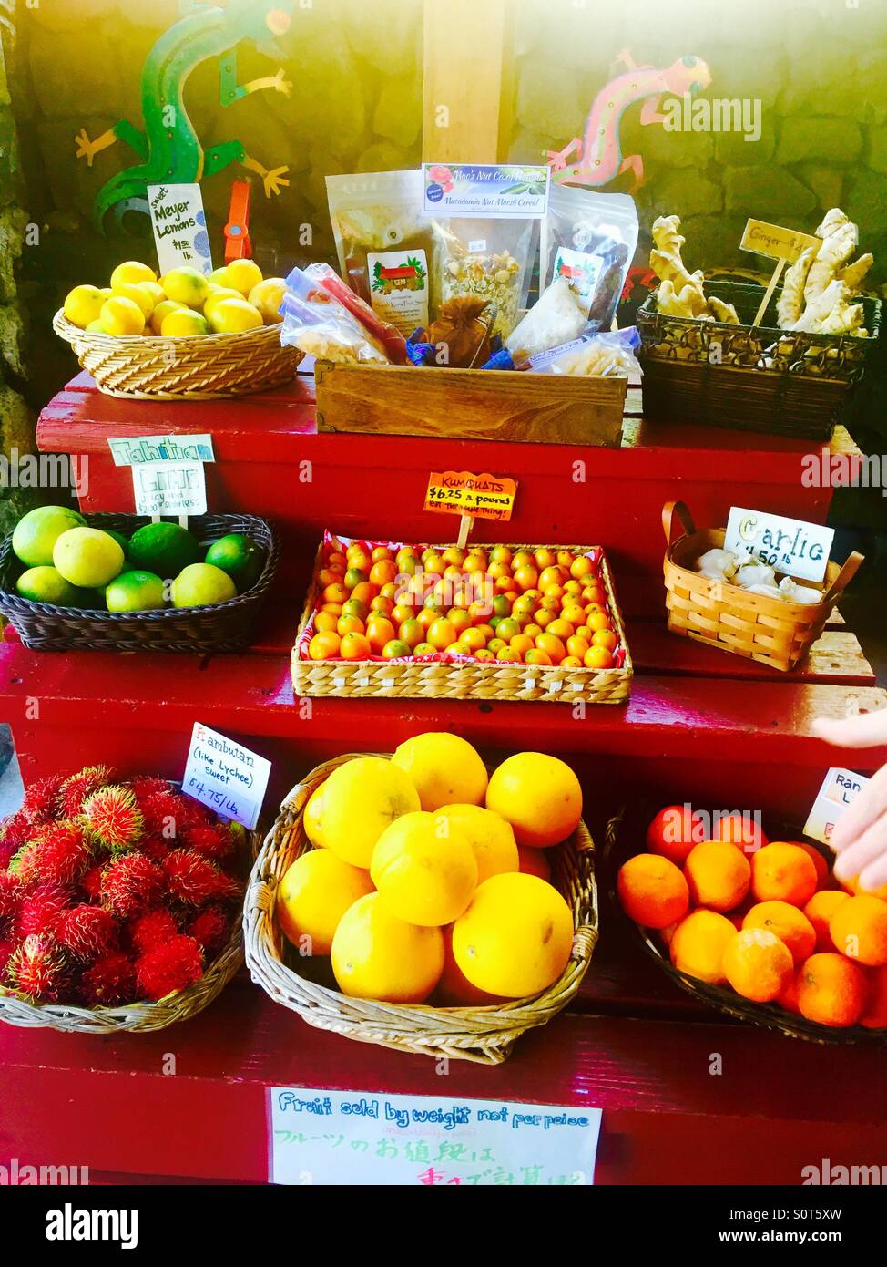 Roadside Fruit Stand Stock Photo - Alamy