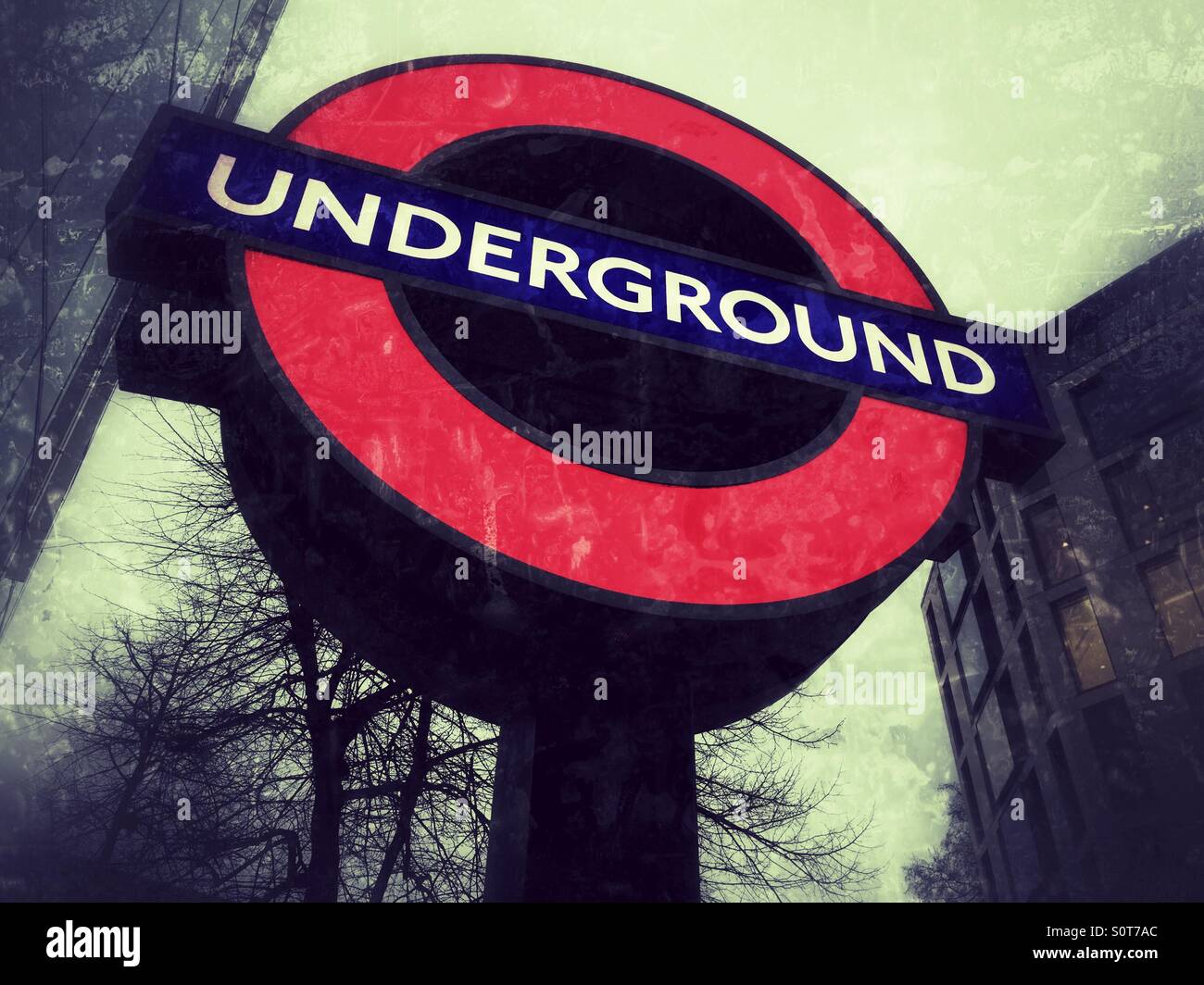 London underground signage hi-res stock photography and images - Alamy