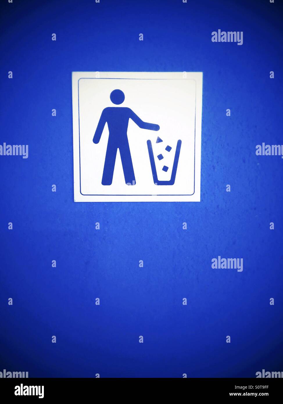 Blue person sign hi-res stock photography and images - Alamy