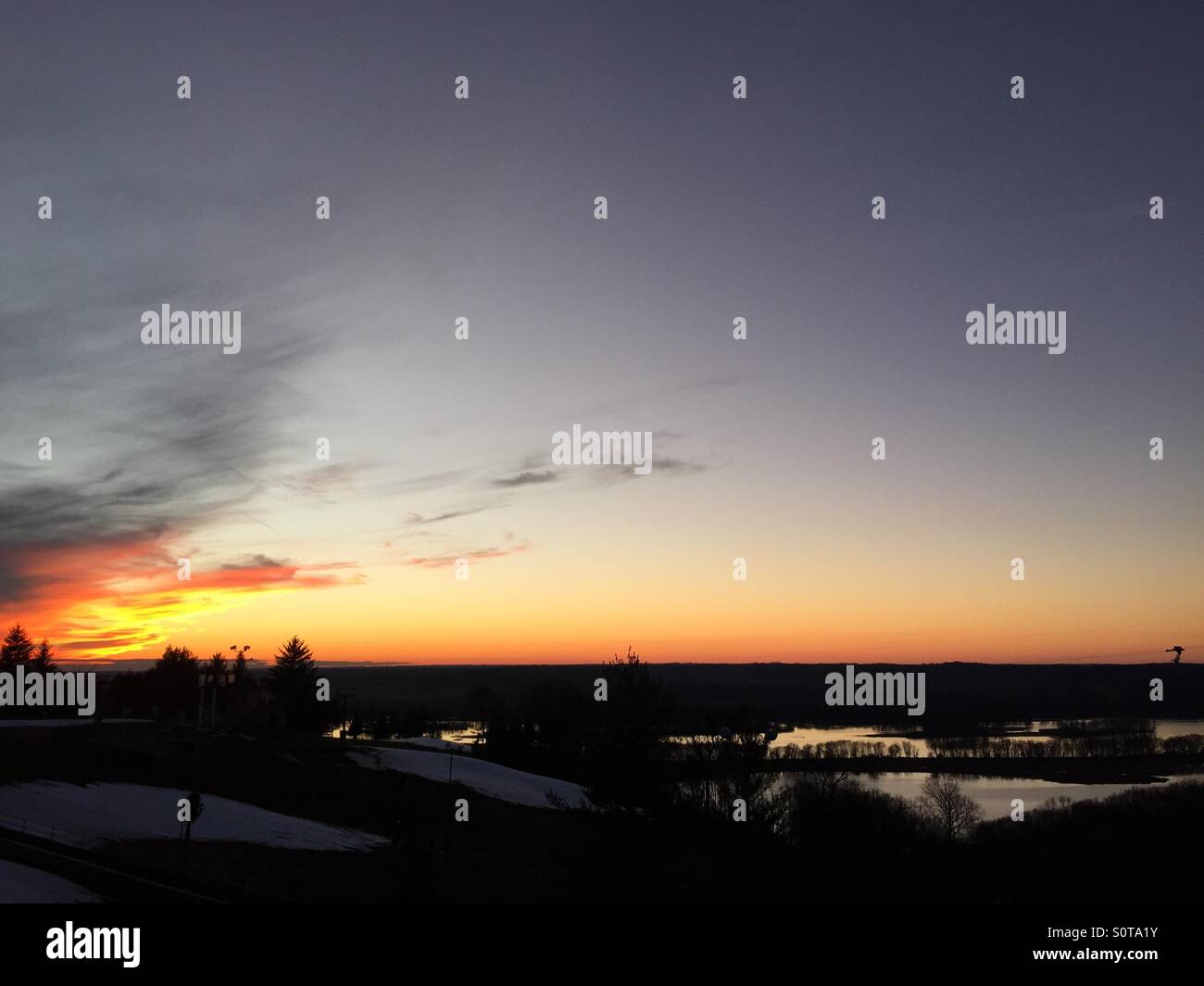 Mississippi river sunset hi-res stock photography and images - Alamy