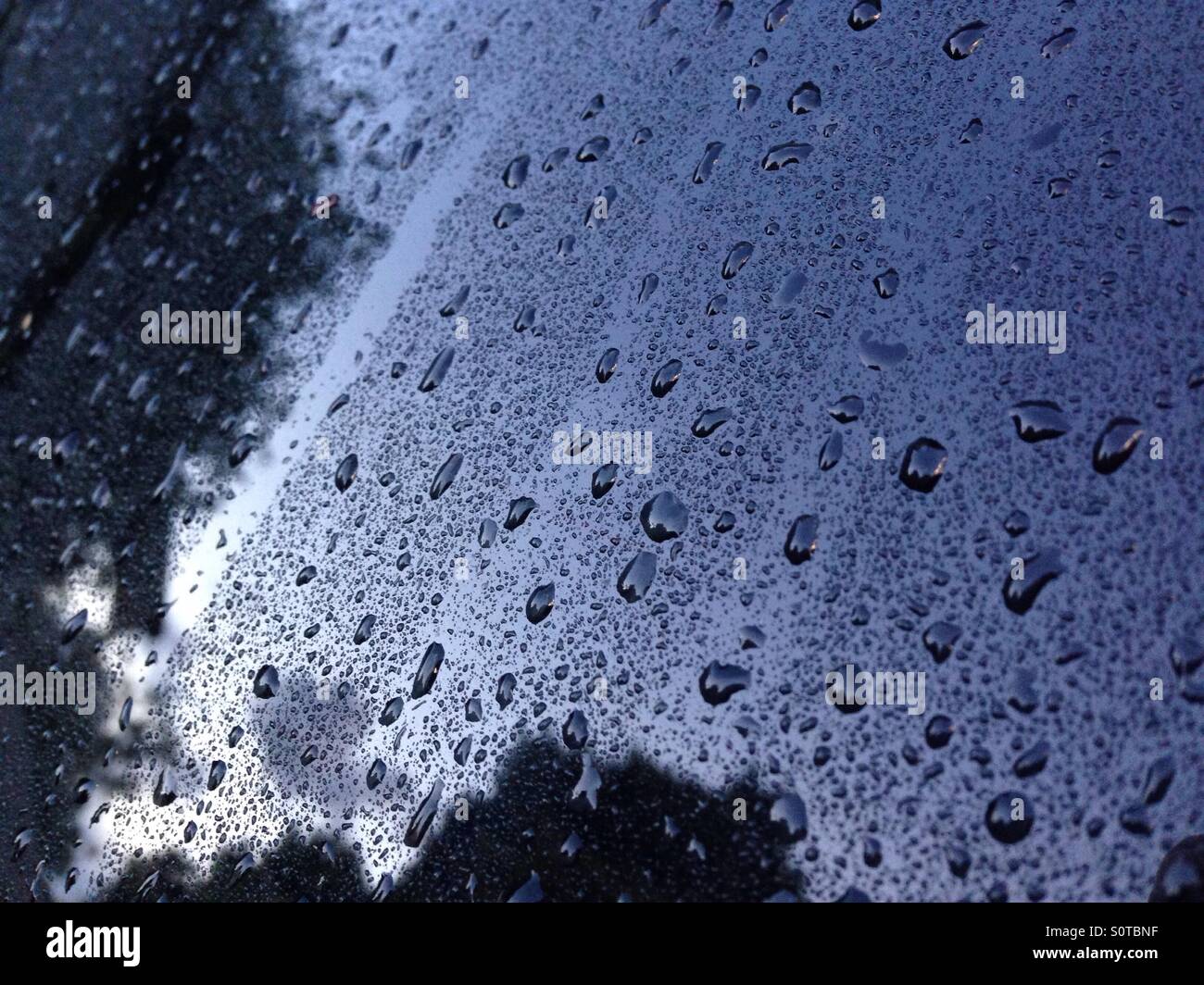 Rain Drop Reflection Stock Photo - Alamy