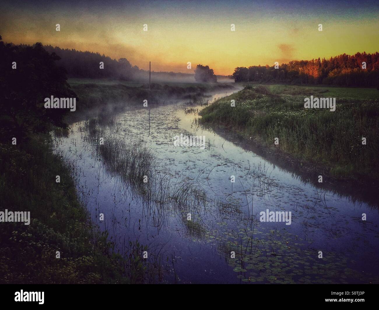 Midnight river hi-res stock photography and images - Alamy
