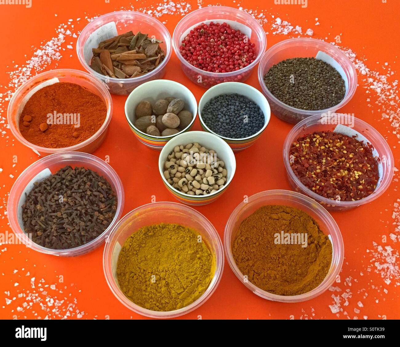 Spices and healthy food Stock Photo - Alamy
