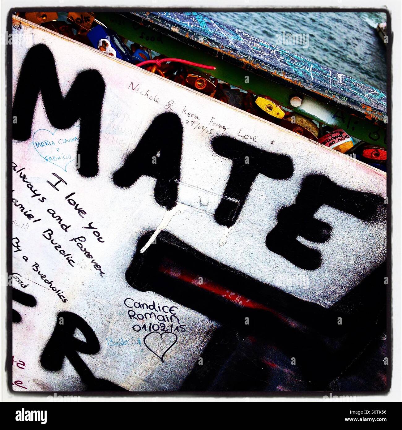 Graffiti on a bridge hi-res stock photography and images - Alamy