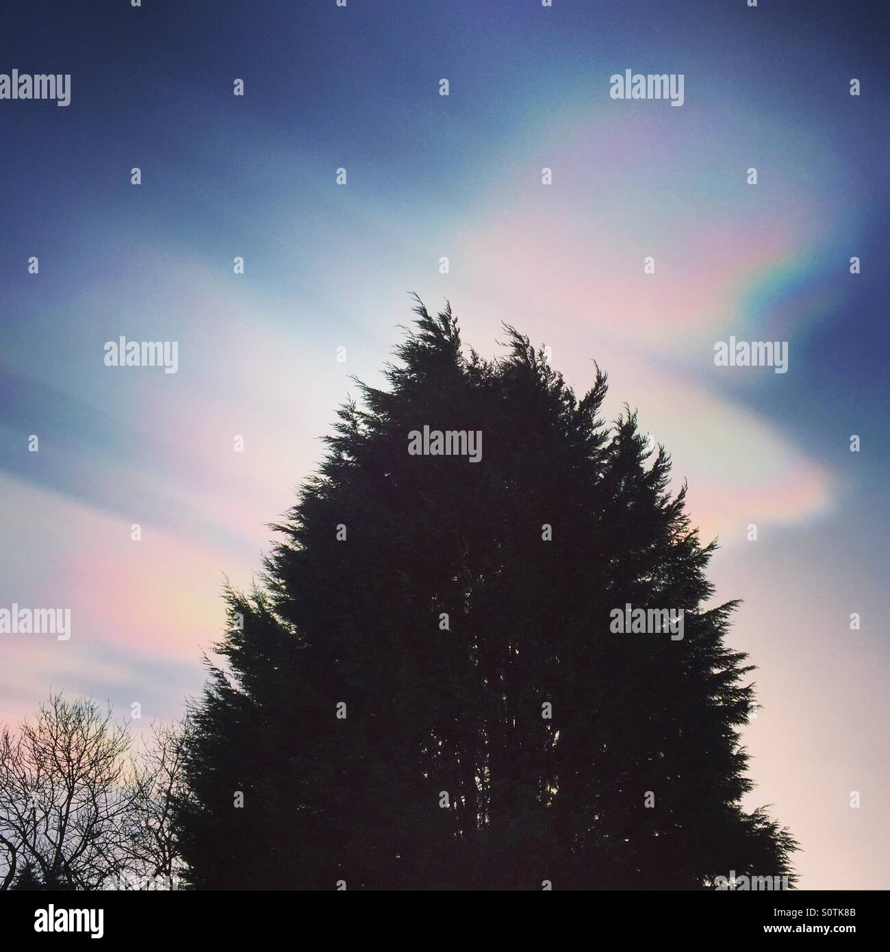 Nacreous clouds hi-res stock photography and images - Alamy