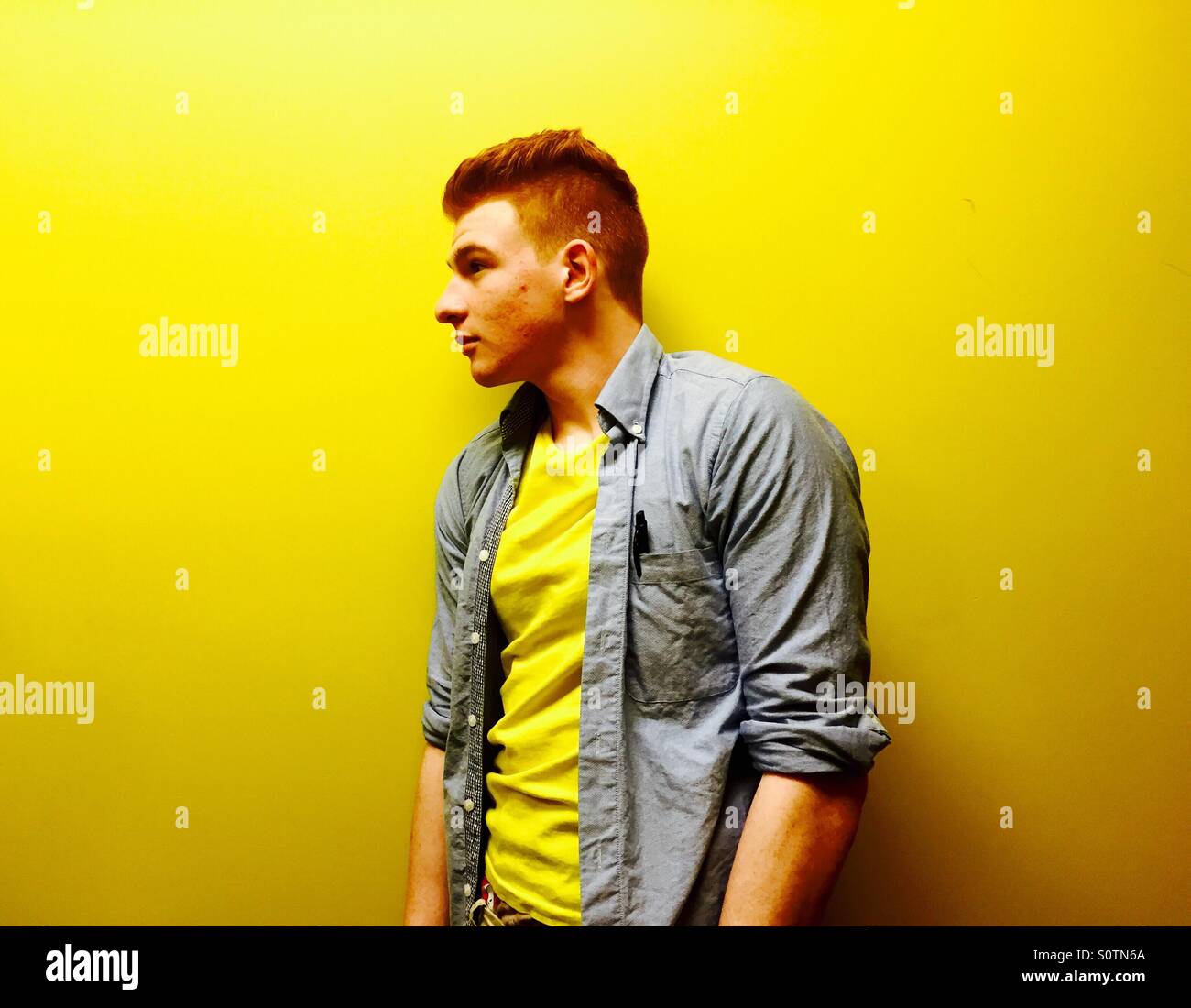 Yellow hair man hi-res stock photography and images - Alamy
