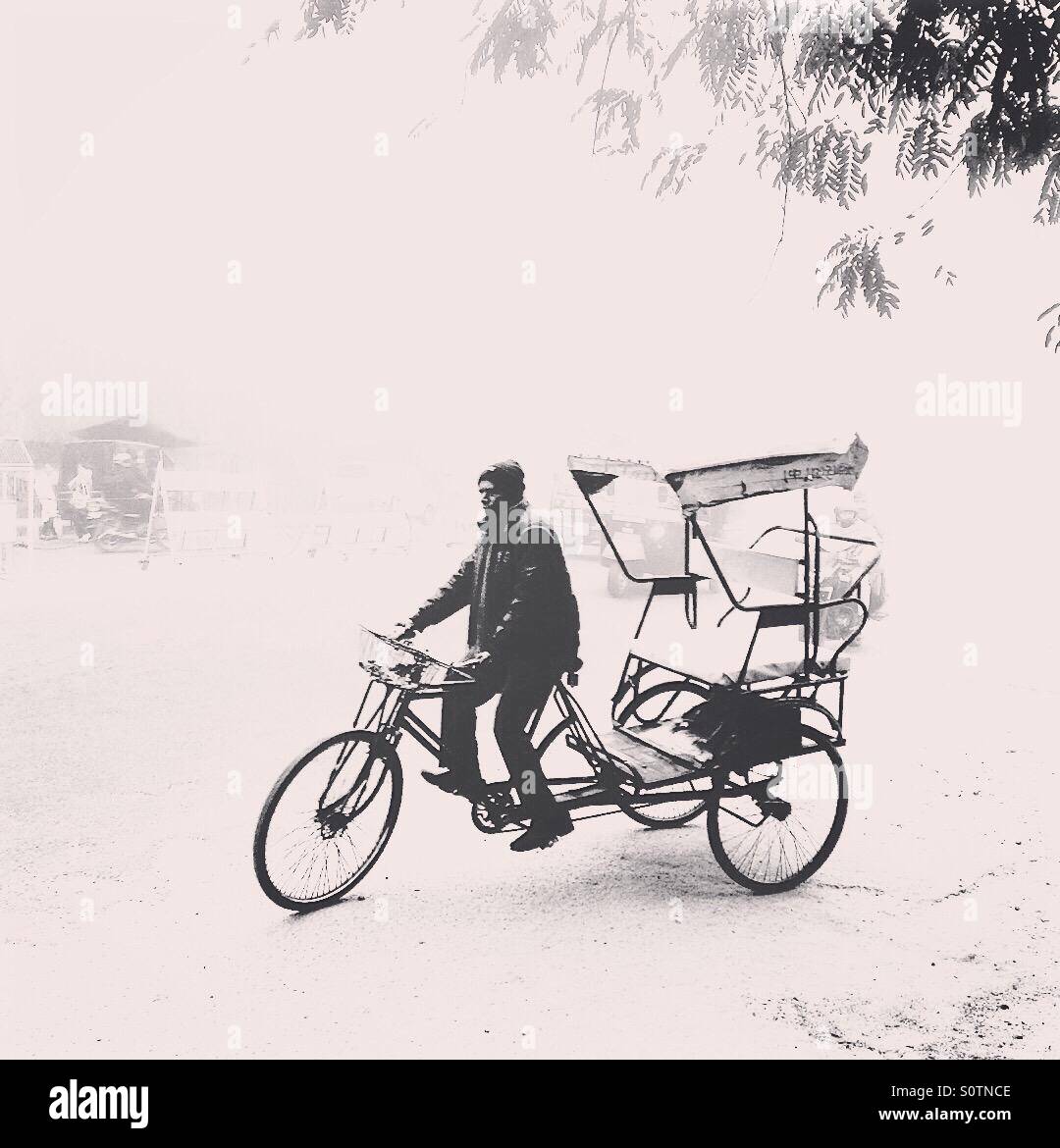 Rickshaw puller hi-res stock photography and images - Alamy