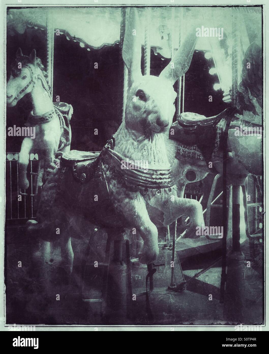 Rabbit on merry go round hi-res stock photography and images - Alamy