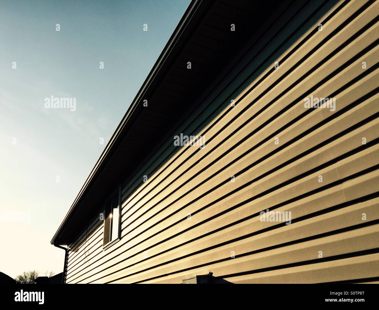 Side of a Home Stock Photo - Alamy