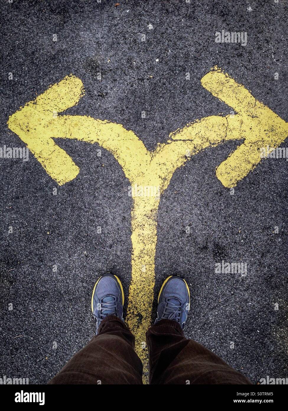 Directions to walk hi-res stock photography and images - Alamy