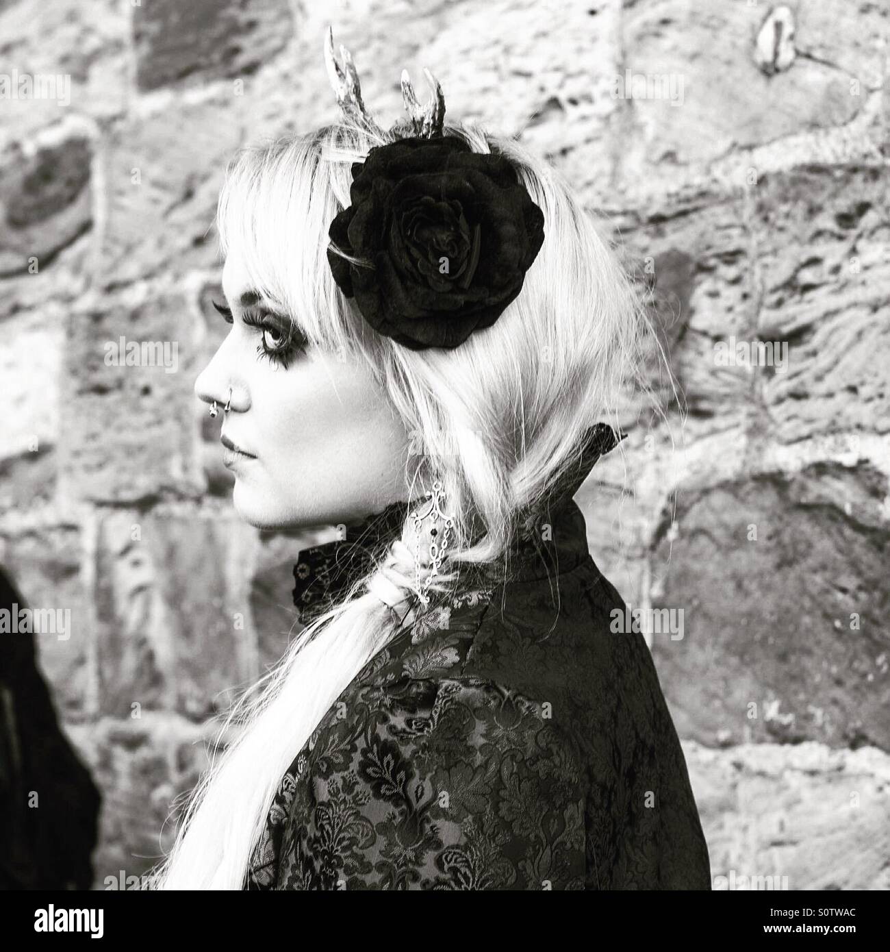 Goth girl hi-res stock photography and images - Alamy