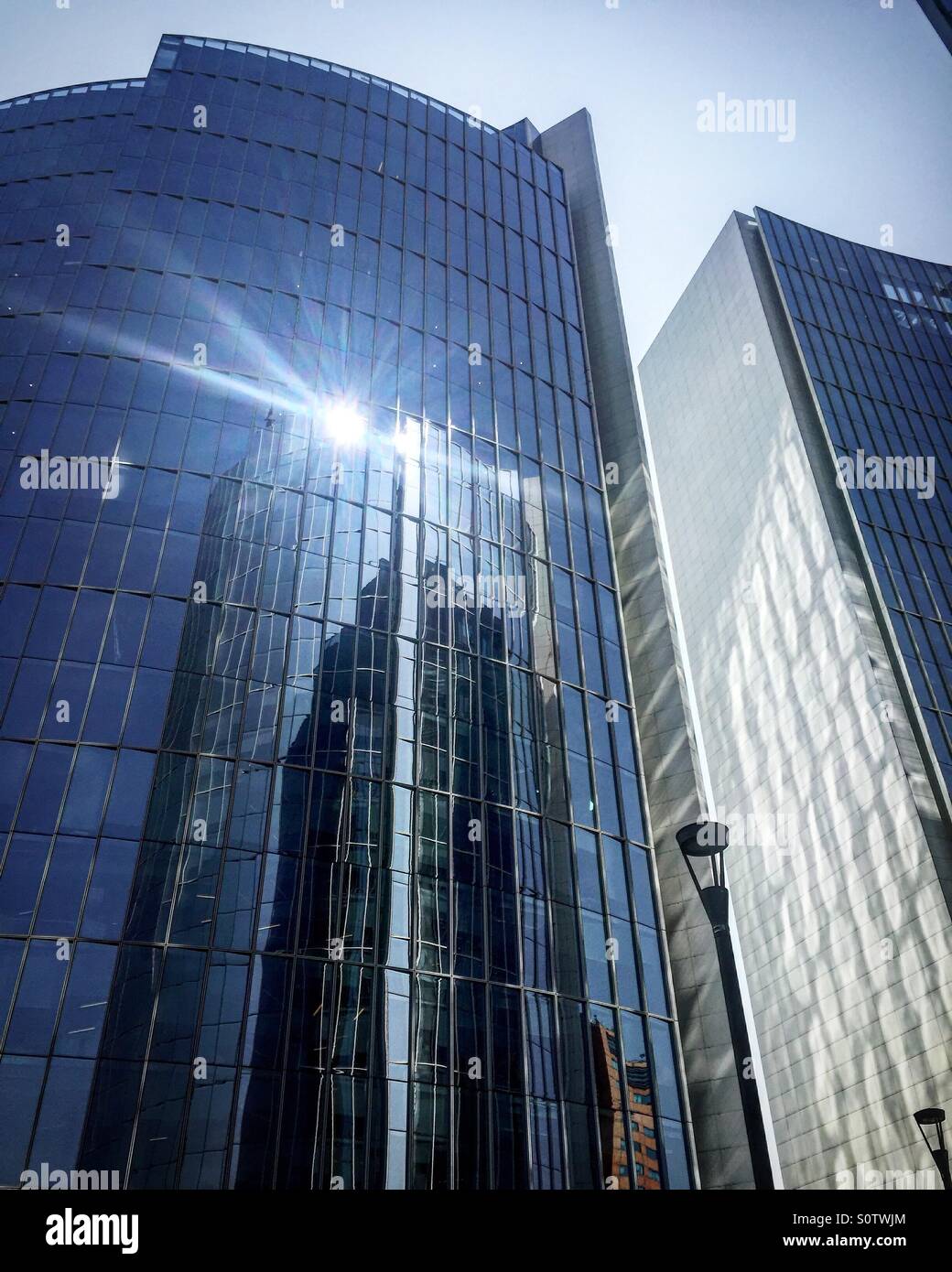 Modern buildings inside Stock Photo - Alamy