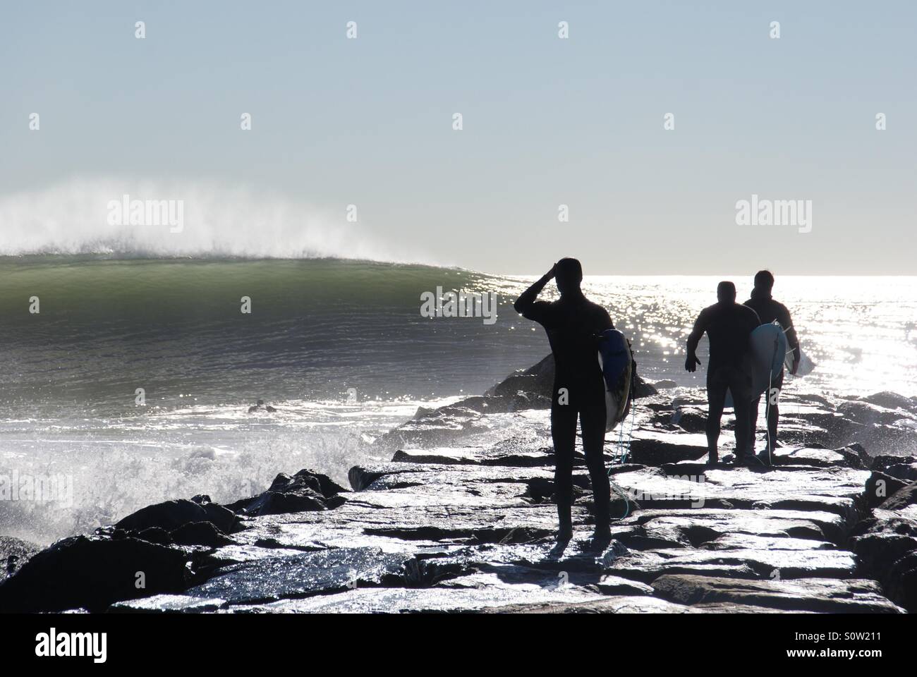 Big waves, Rockaway beach, NYC Stock Photo - Alamy