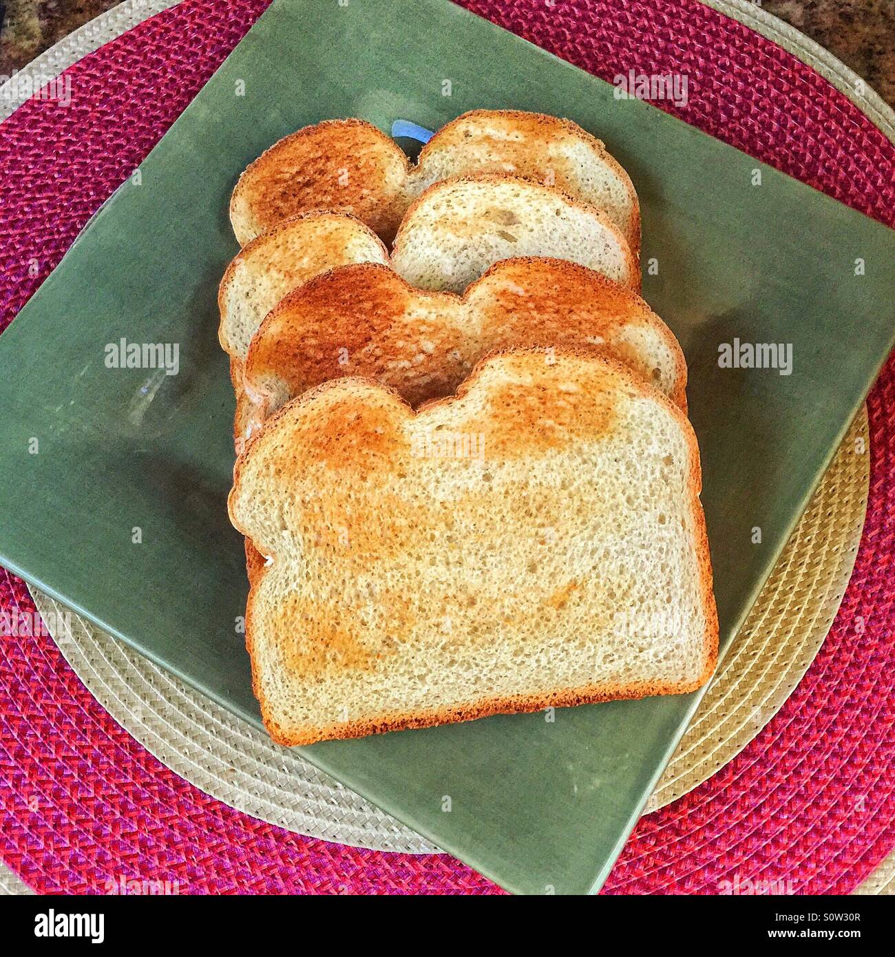 Four slices of toast hi-res stock photography and images - Alamy