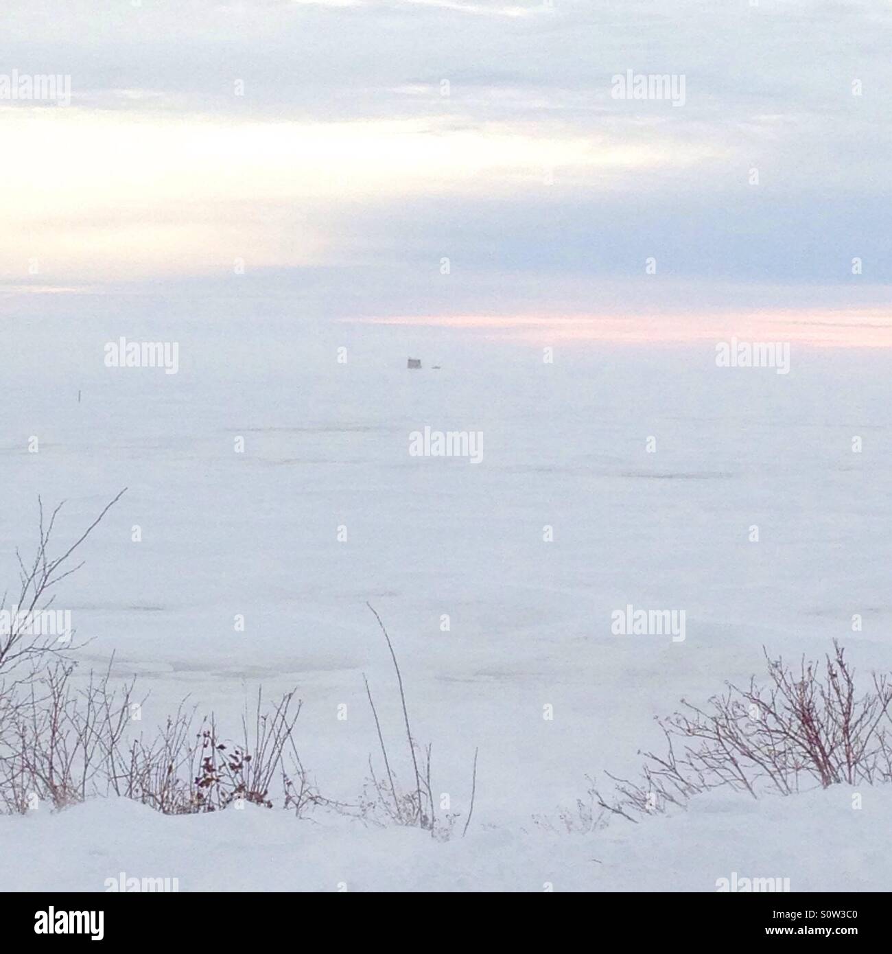 Frozen lake fishing hi-res stock photography and images - Alamy