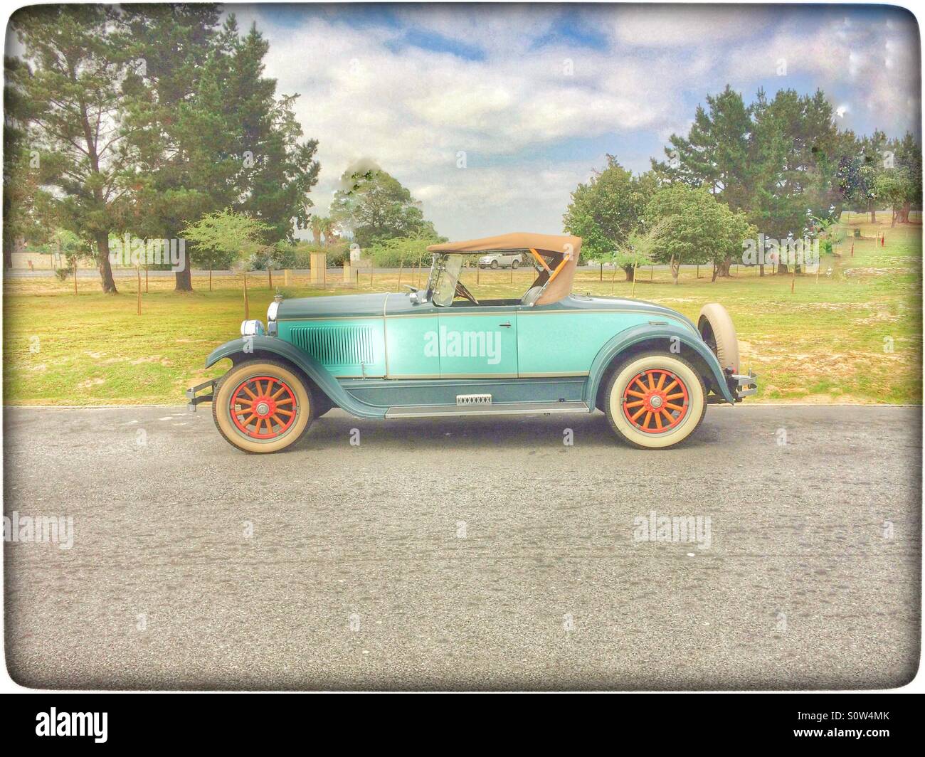 Vintage car. (Hupmobile Stock Photo - Alamy