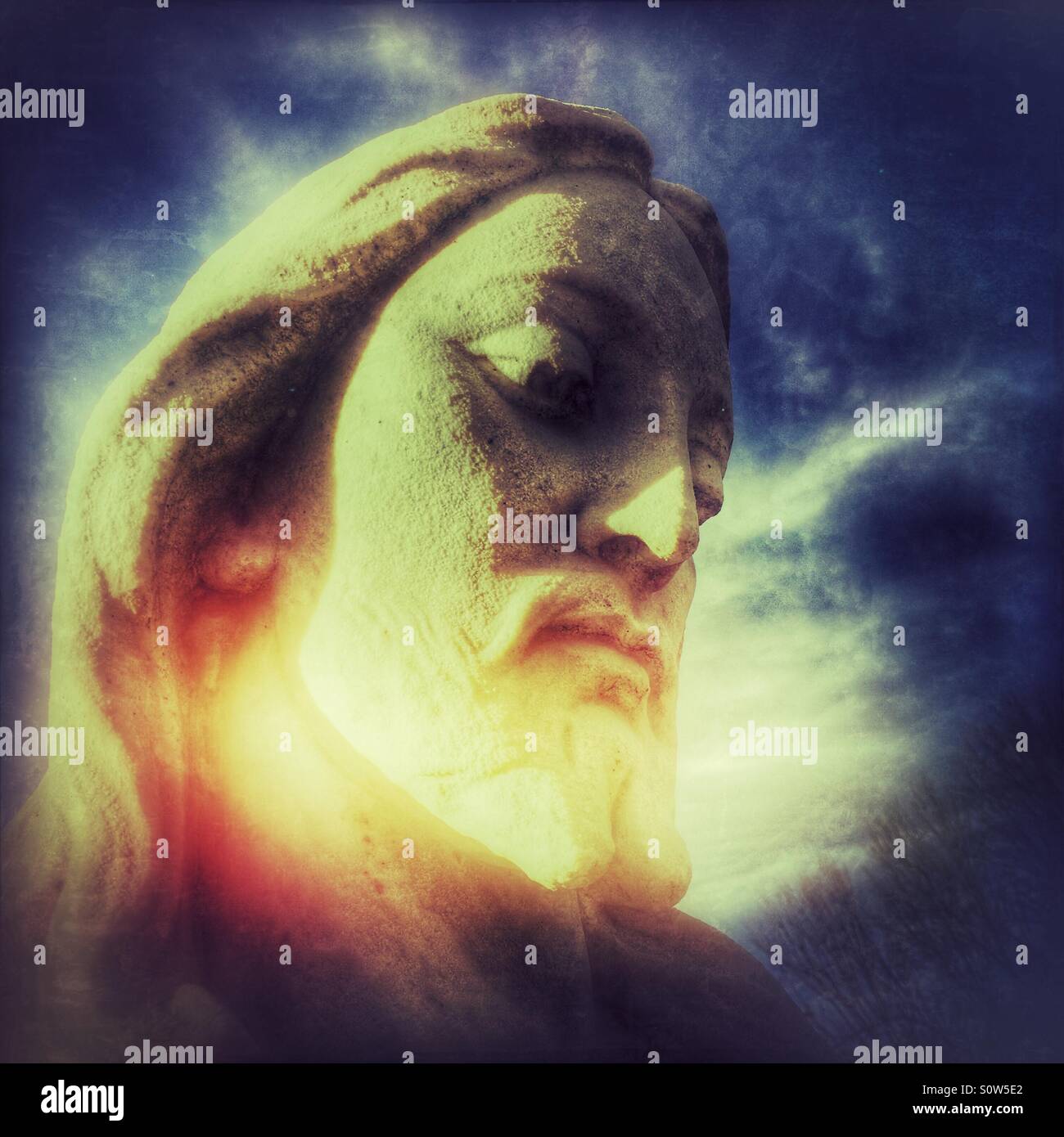 The face of Jesus Stock Photo - Alamy