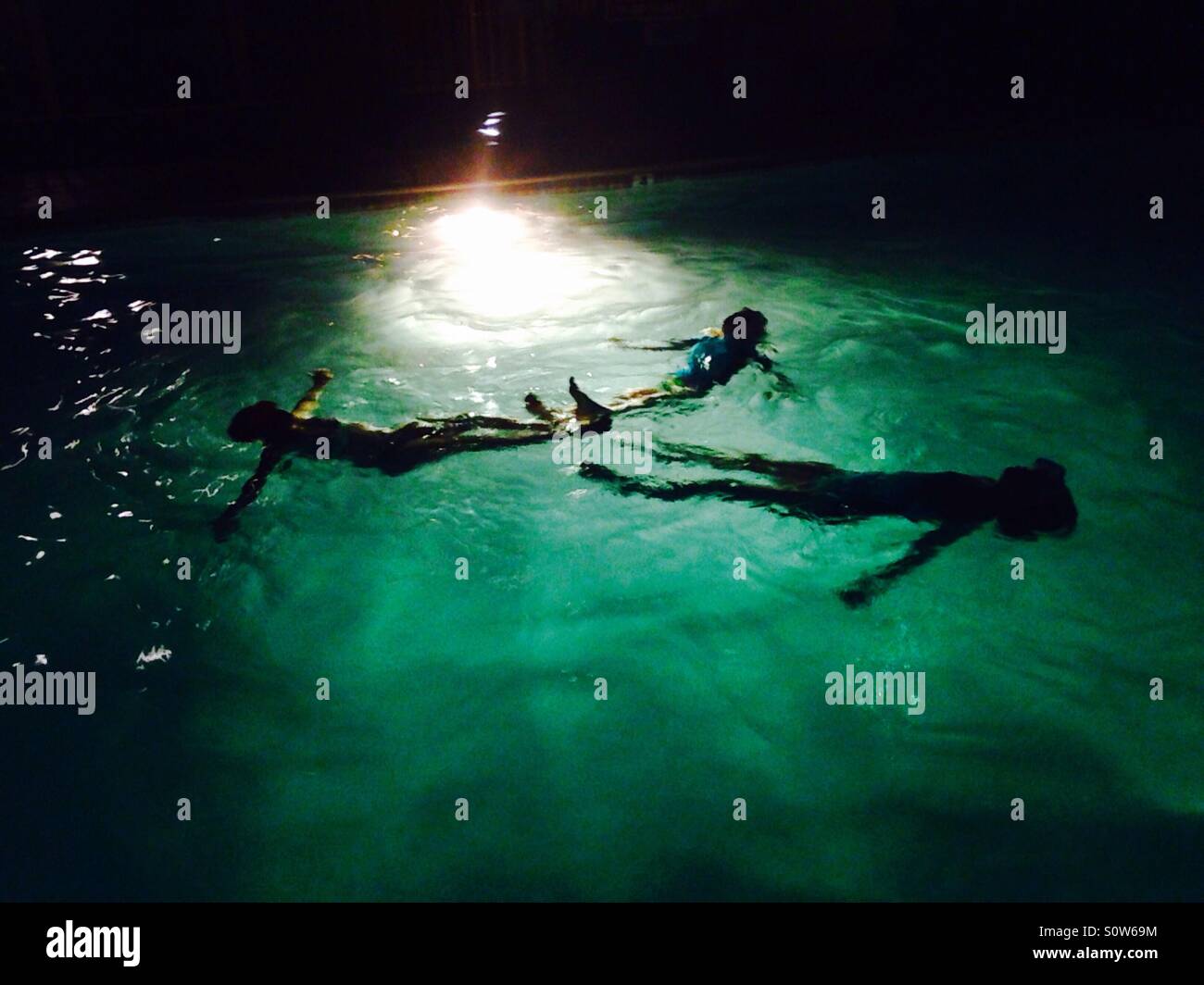 Abstract swimming pool night hi-res stock photography and images - Alamy