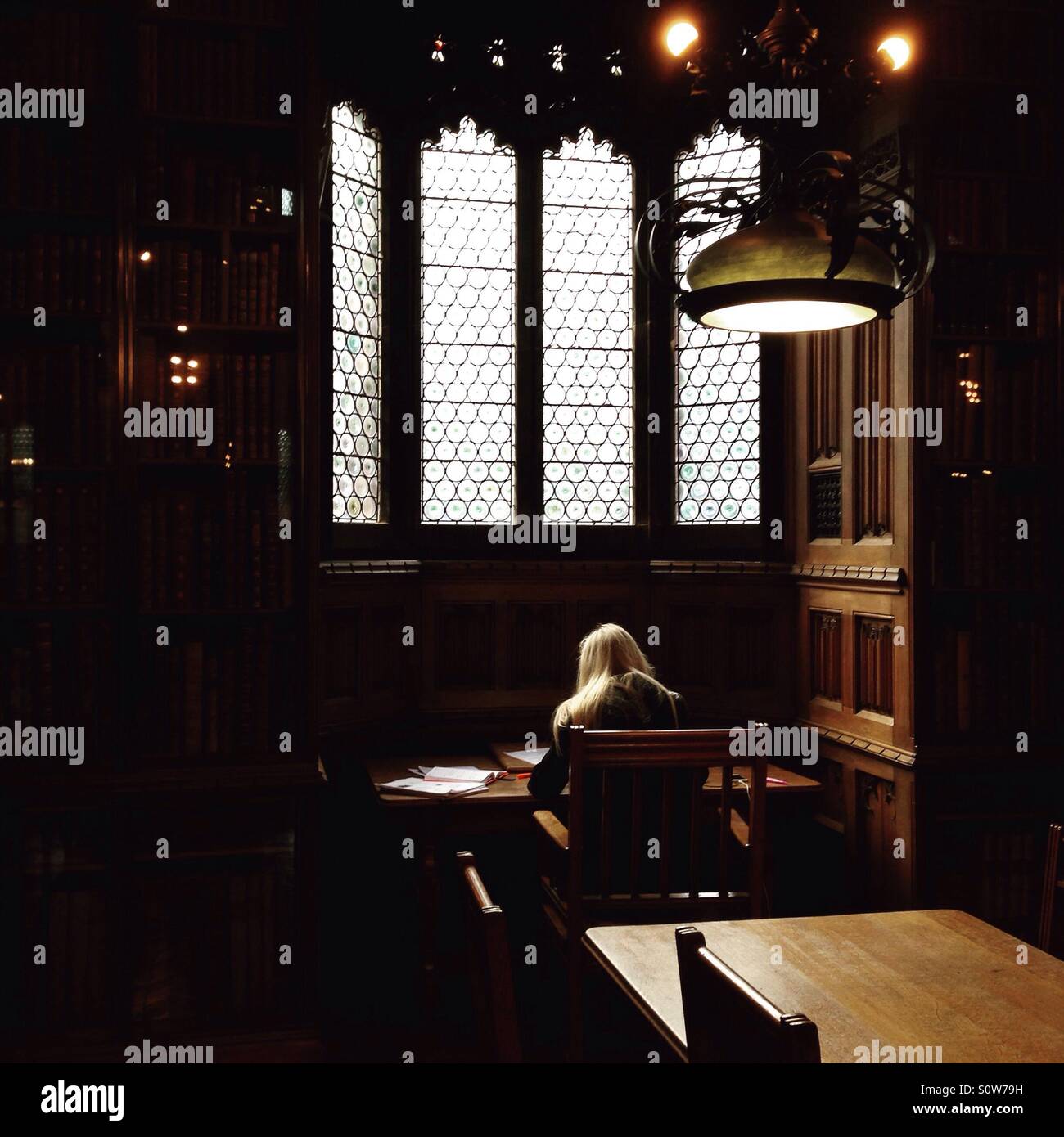 Library window hi-res stock photography and images - Alamy