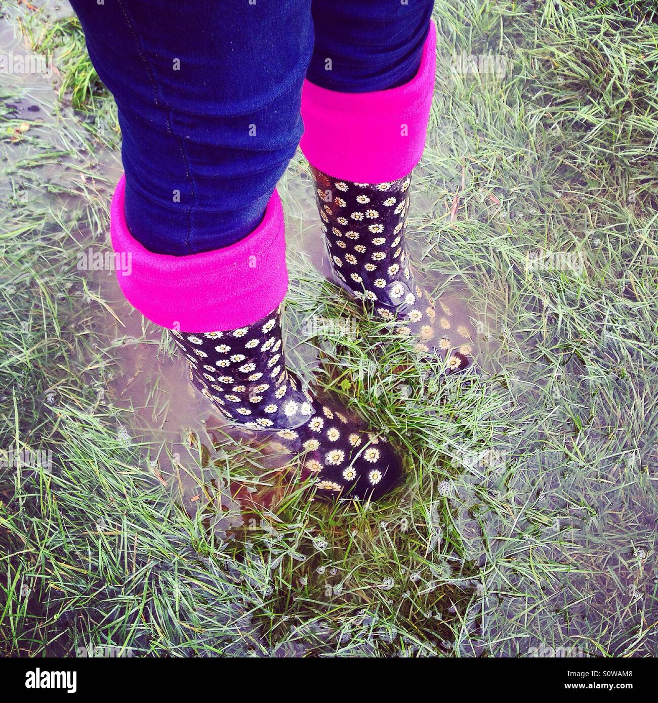 Flood wellies hi-res stock photography and images - Alamy