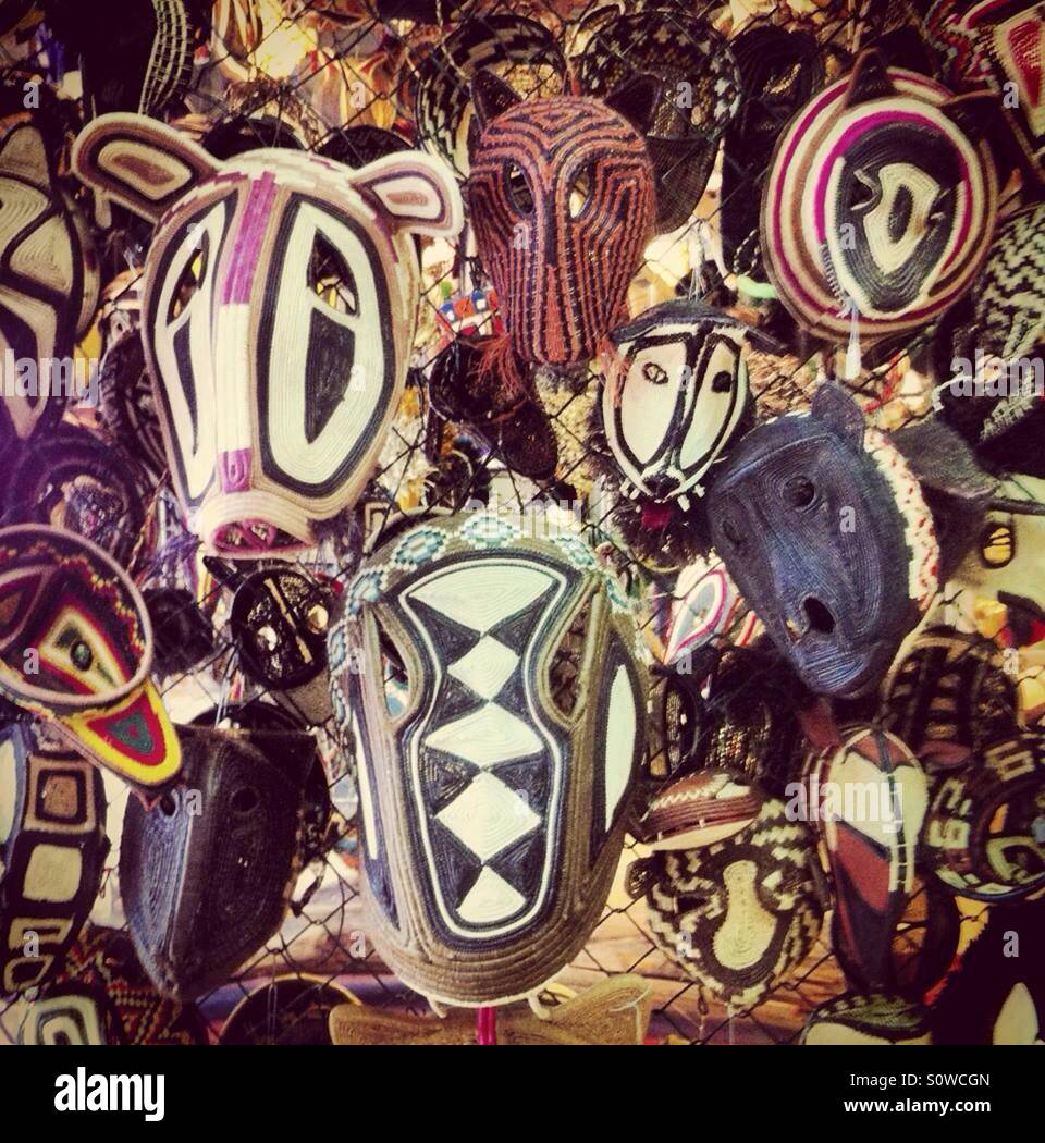 Tribal mask designs hi-res stock photography and images - Alamy