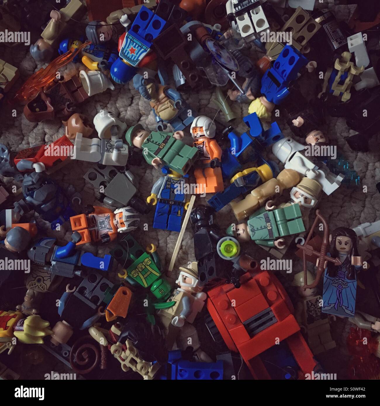 Lots of Lego Stock Photo - Alamy