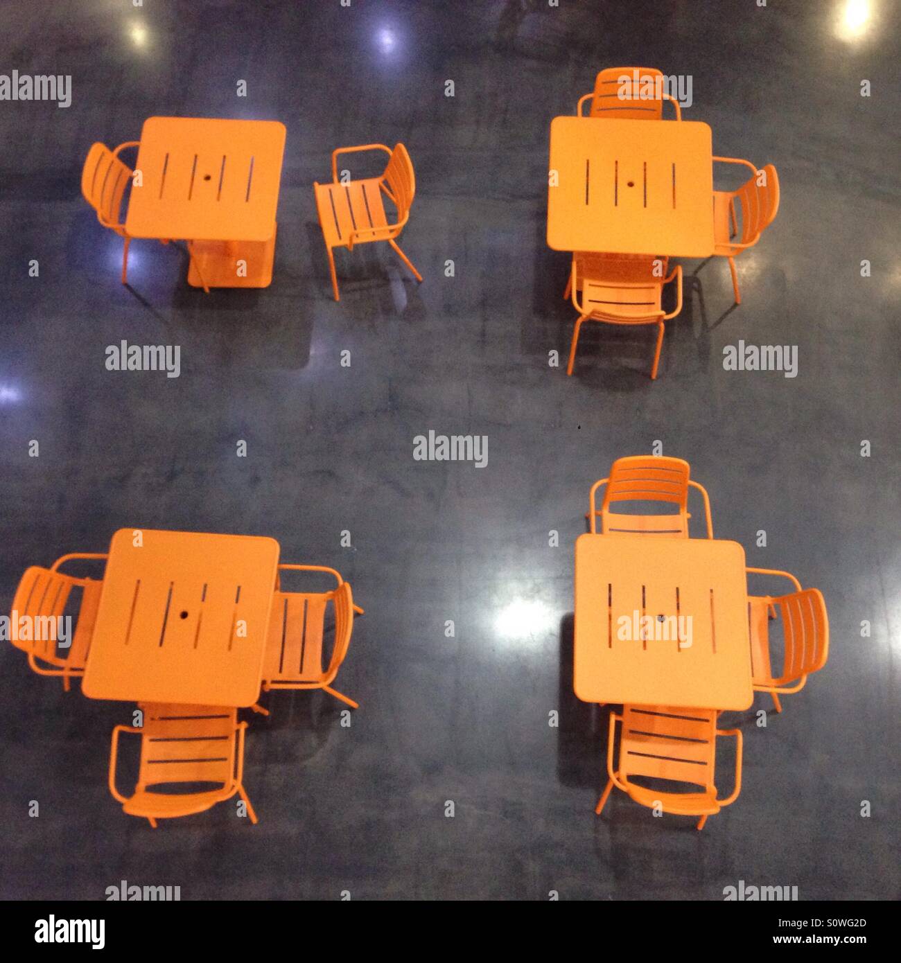 Orange Tables High Resolution Stock Photography and Images - Alamy